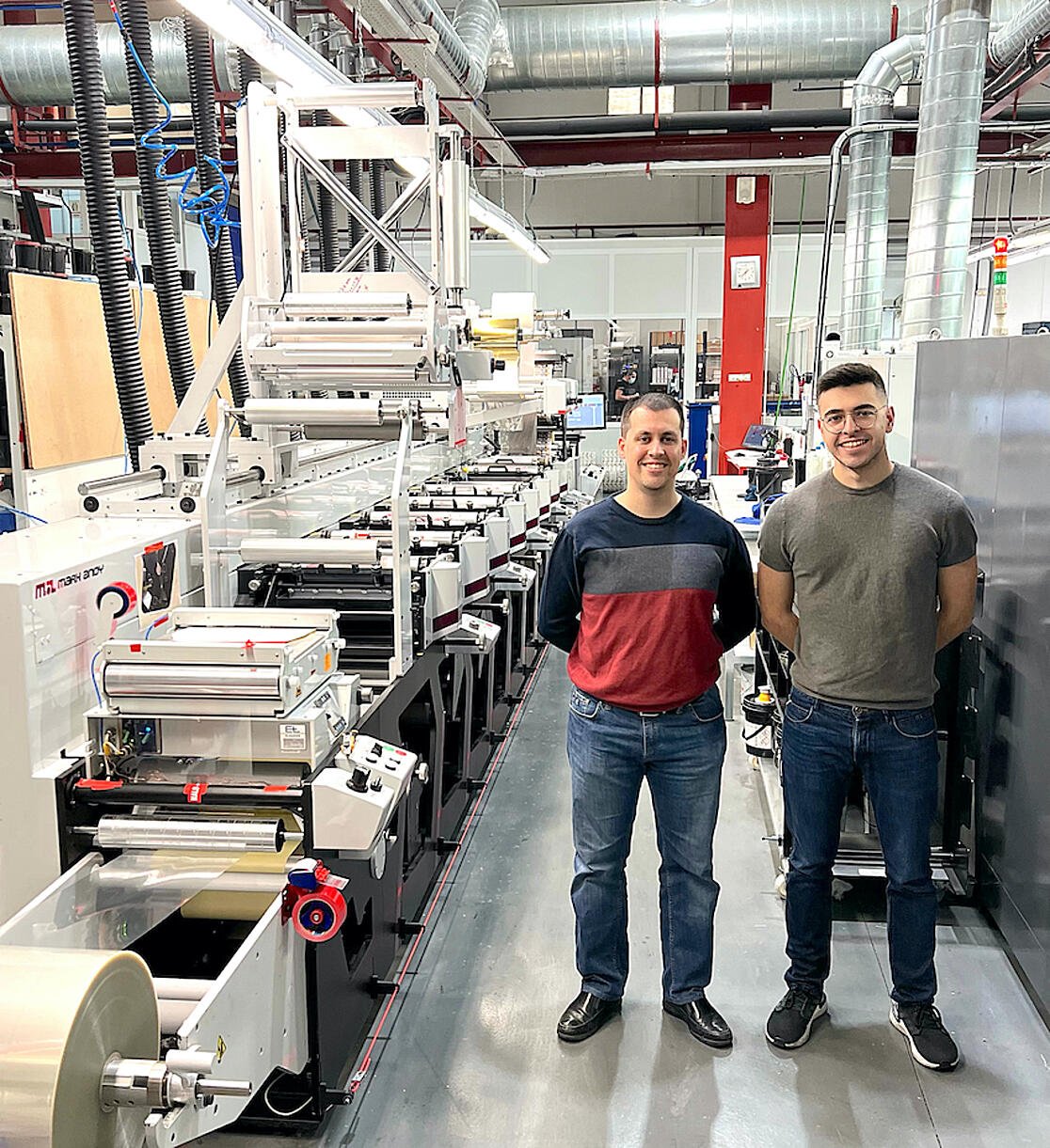 ADHESIVAS IBI Installs Mark Andy Evolution Series E5 Flexo Press