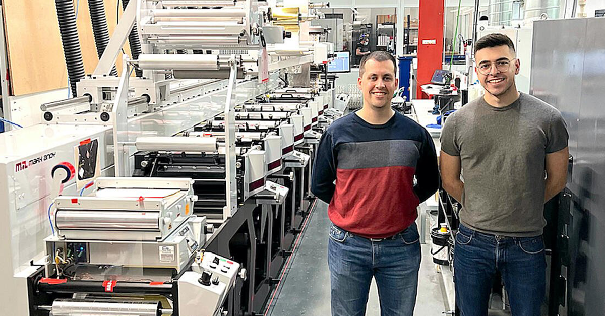 ADHESIVAS IBI Installs Mark Andy Evolution Series E5 Flexo Press