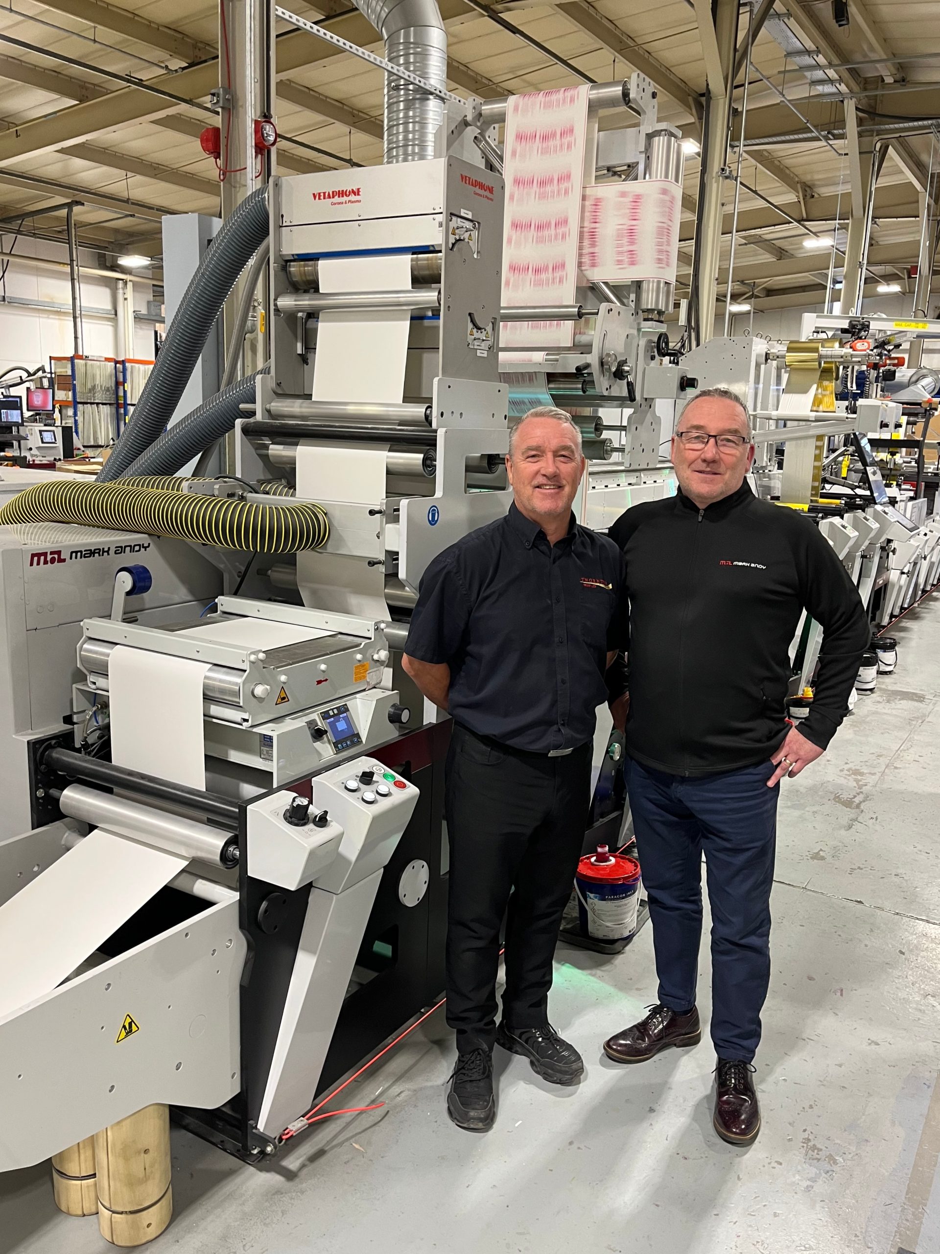 Thornton Print Chooses Mark Andy for Wet Glue Labels and Paper Cup ...